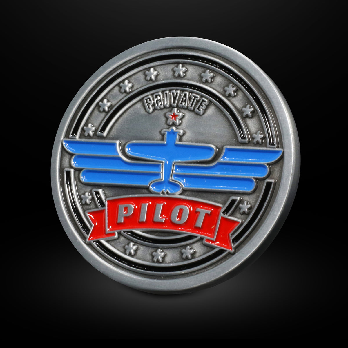Private and Instrument Rated Pilot Aviation Challenge Coin Set ...
