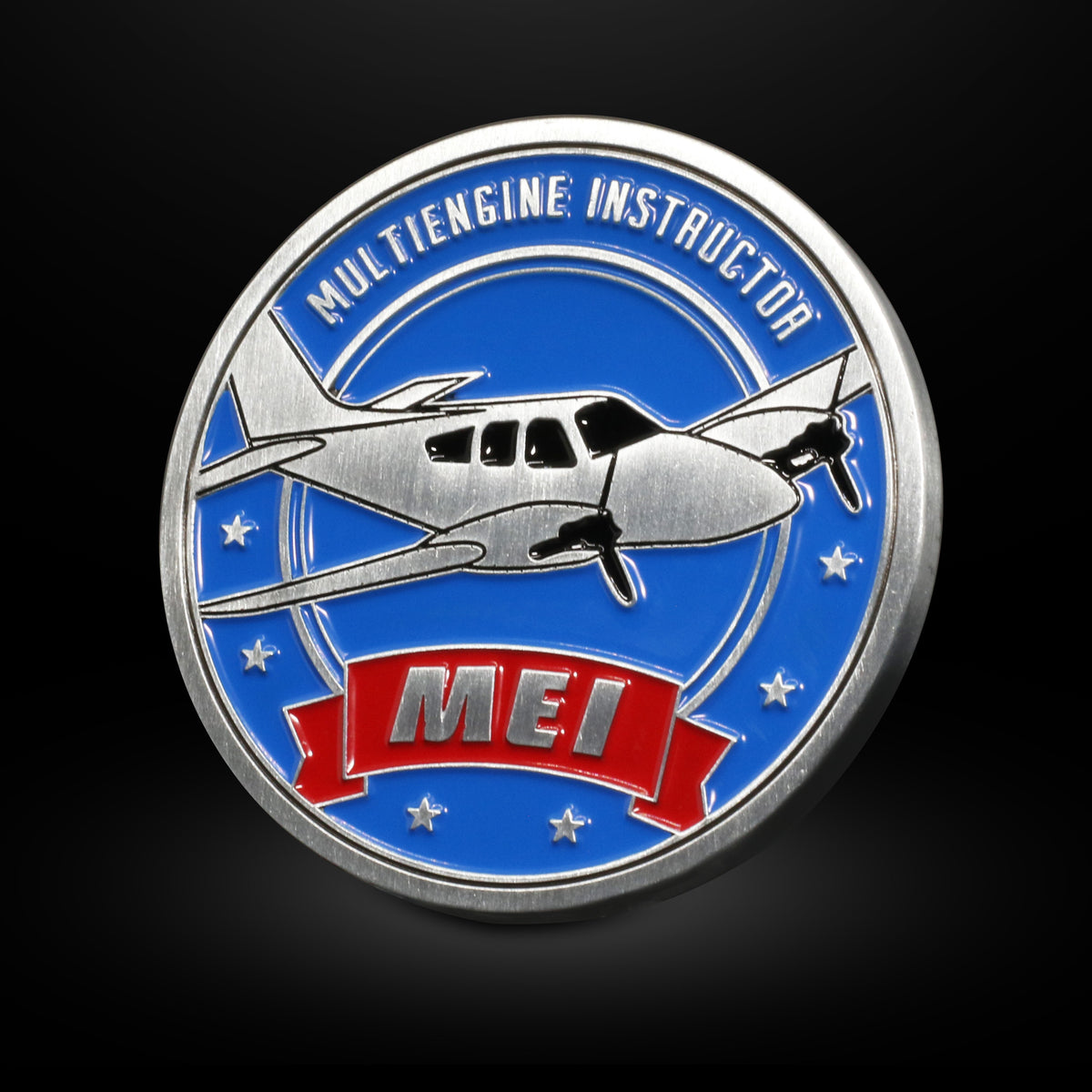 Multiengine Instructor MEI Aviation Challenge Coin – Aviation Soul